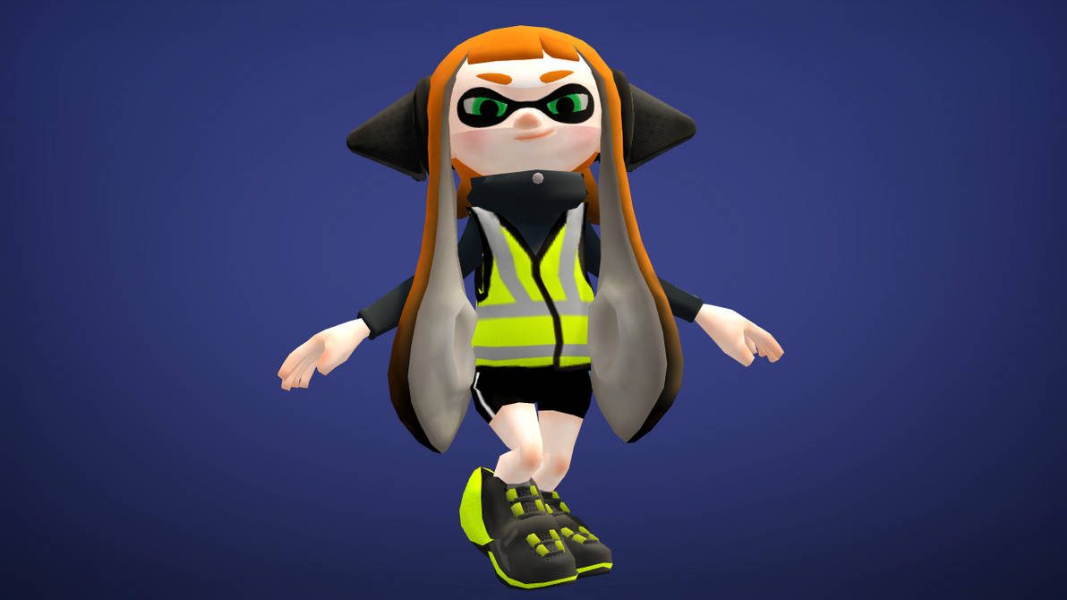 (MMD DL) Splatoon - Inkling Girl Hero (Wii U) by kirliateam on DeviantArt