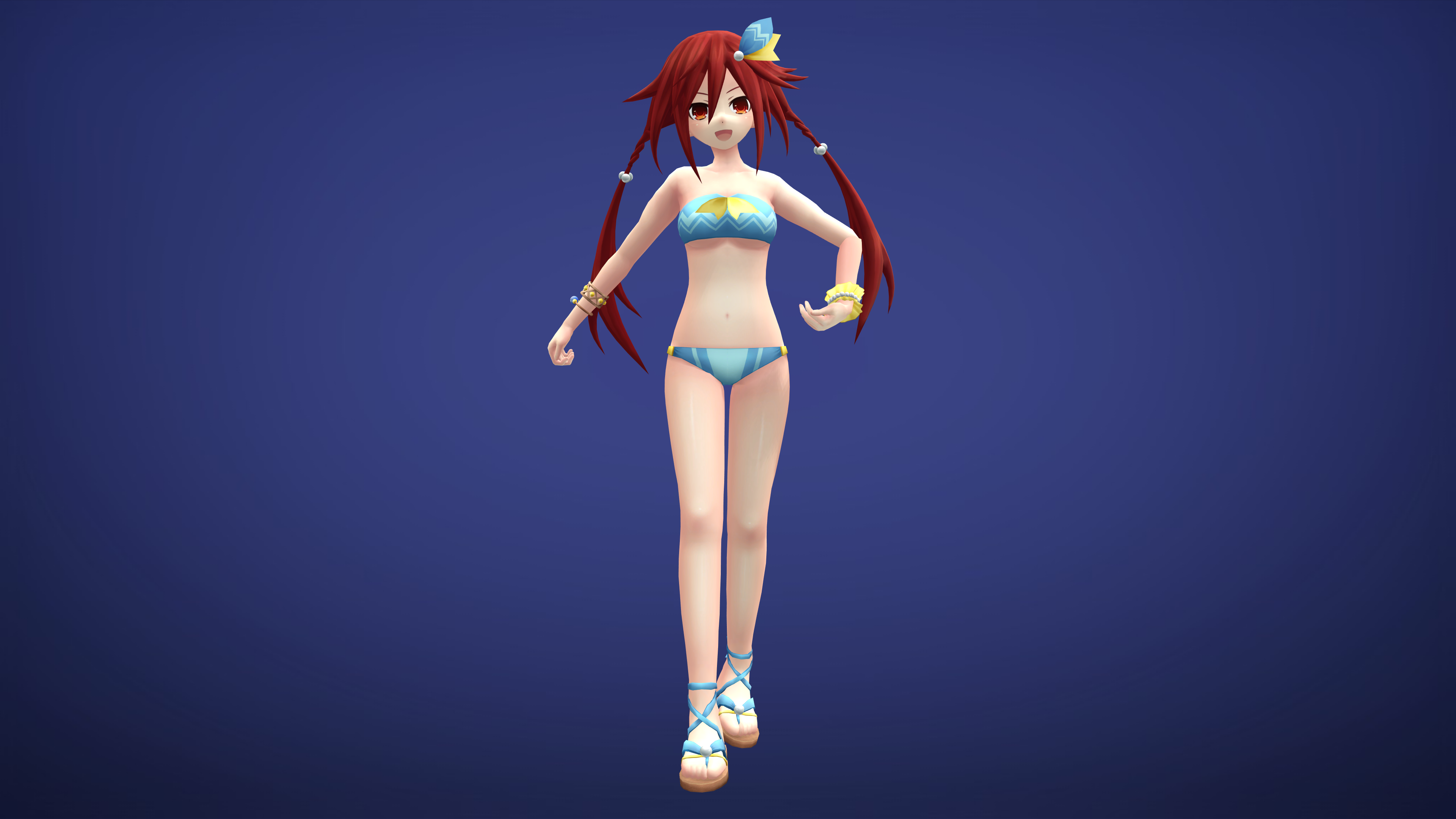 (MMD DL) MDN - Uzume Tennouboshi Swimsuit (PC) by kirliateam on DeviantArt