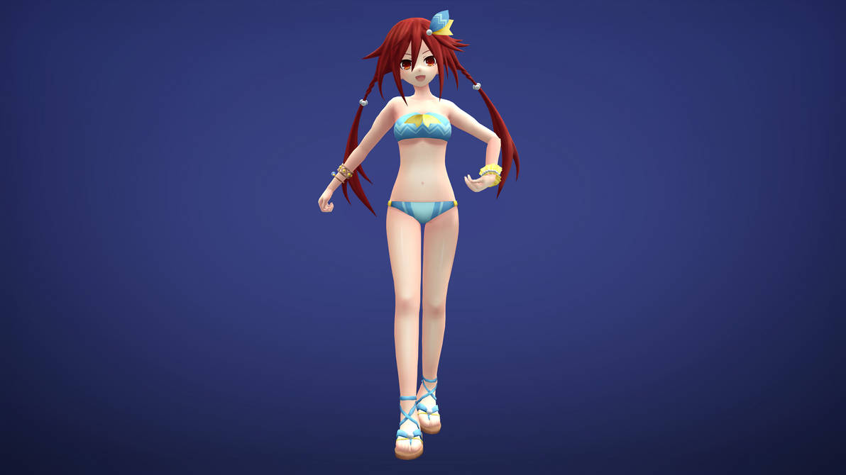 (MMD DL) MDN - Uzume Tennouboshi Swimsuit (PC) by kirliateam on DeviantArt