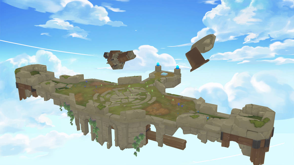 (MMD DL) SL - Duel - Broken Tower (Evening) by kirliateam on DeviantArt