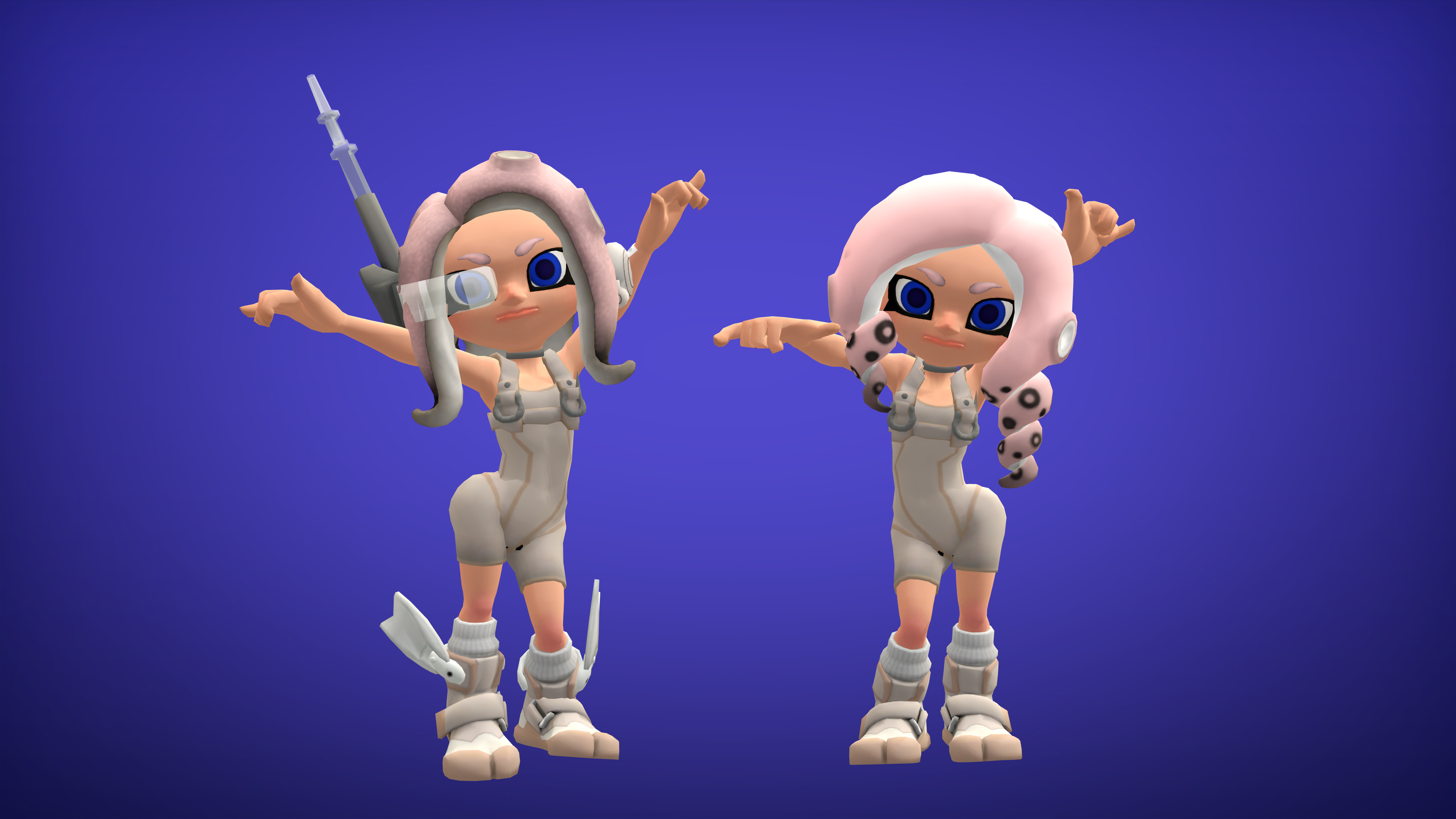 (MMD DL) Splatoon 3 - Octogirl Side Order Gear by kirliateam on DeviantArt