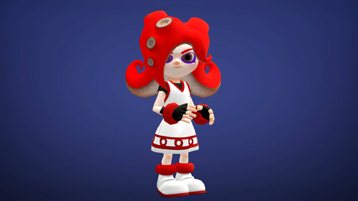 (MMD DL) Splatoon - Octoling Squid Girl (Wii U) by kirliateam on DeviantArt