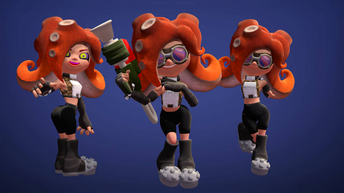 (MMD DL) Splatoon 3 - Fuzzy Octoling by kirliateam on DeviantArt