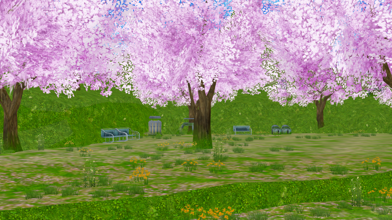 (MMD DL) MD Neptune VIIR - Sakura Tree Row by kirliateam on DeviantArt