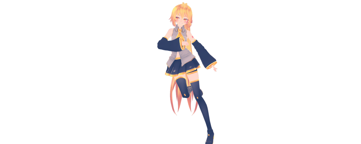 (MMD) PonyTail Default Neru + Model Download by nykena on DeviantArt