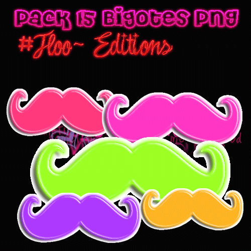 Pack 15 Bigotes PNG by FlorChuusFloo on DeviantArt