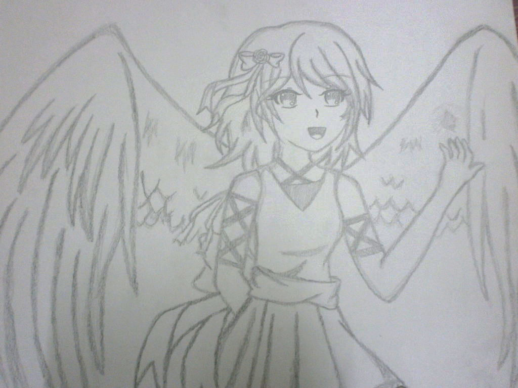 Angel Sketch by Tranquilerin on DeviantArt