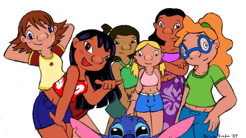Lilo and her Friends host One Saturday Morning by hamursh on DeviantArt