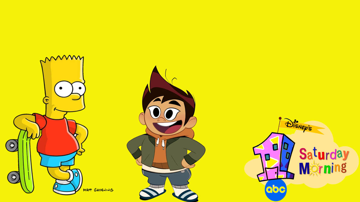 Bart Simpson and Darryl McGee host OSM by hamursh on DeviantArt