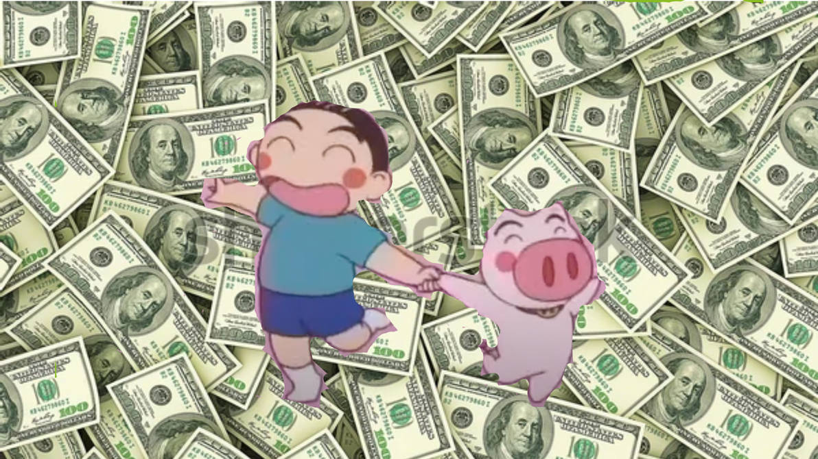 Tokyo Pig Show Me the Yen by hamursh on DeviantArt