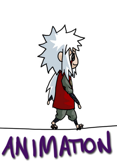 Jiraiya Chibi Animation: walking by synyster-gates-A7X on DeviantArt