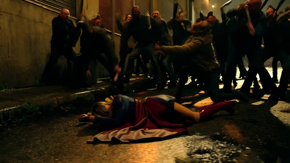 Supergirl beaten by Gang by Writer-40 on DeviantArt