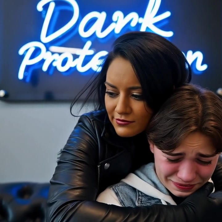 Agent Dark comforts Teenager by Writer-40 on DeviantArt