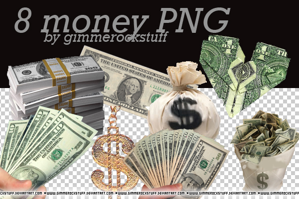 8 MONEY PNG by gimmerockstuff on DeviantArt