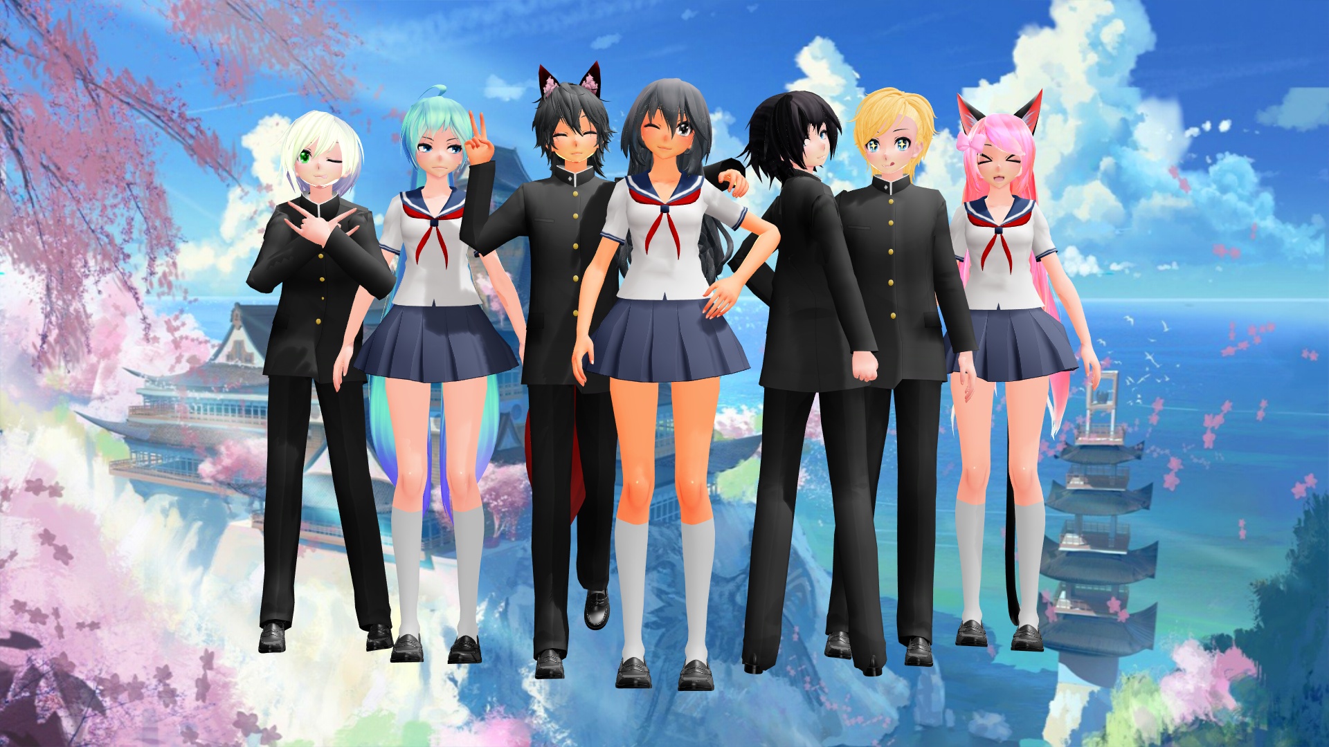 Yandere Simulator x Aphmau Model Pack DL by Sezzy-Otaku on DeviantArt