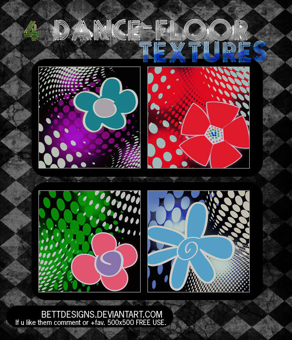 4 Dance-Floor Textures by bettdesigns on DeviantArt