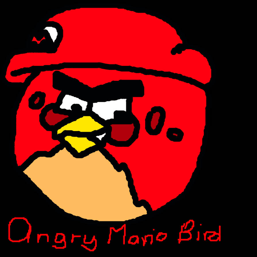 Angry Mario Bird by PrinceMarioToadstool on DeviantArt