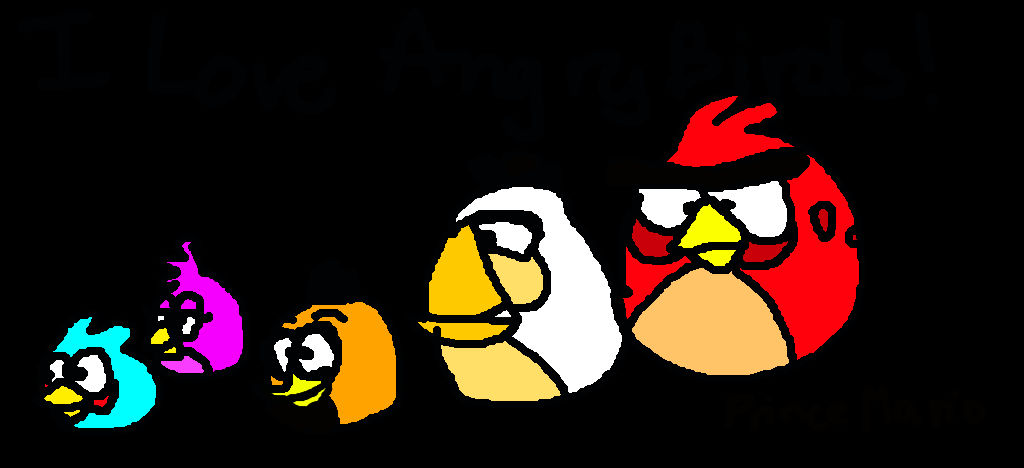 I Love Angry Birds! by PrinceMarioToadstool on DeviantArt