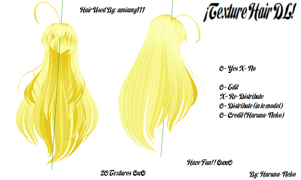 Hair Texture Pack 1 DL by Haruna-Neko on DeviantArt