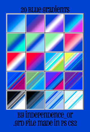 Blue gradients by kiya71677 on DeviantArt