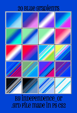 Blue gradients by kiya71677 on DeviantArt