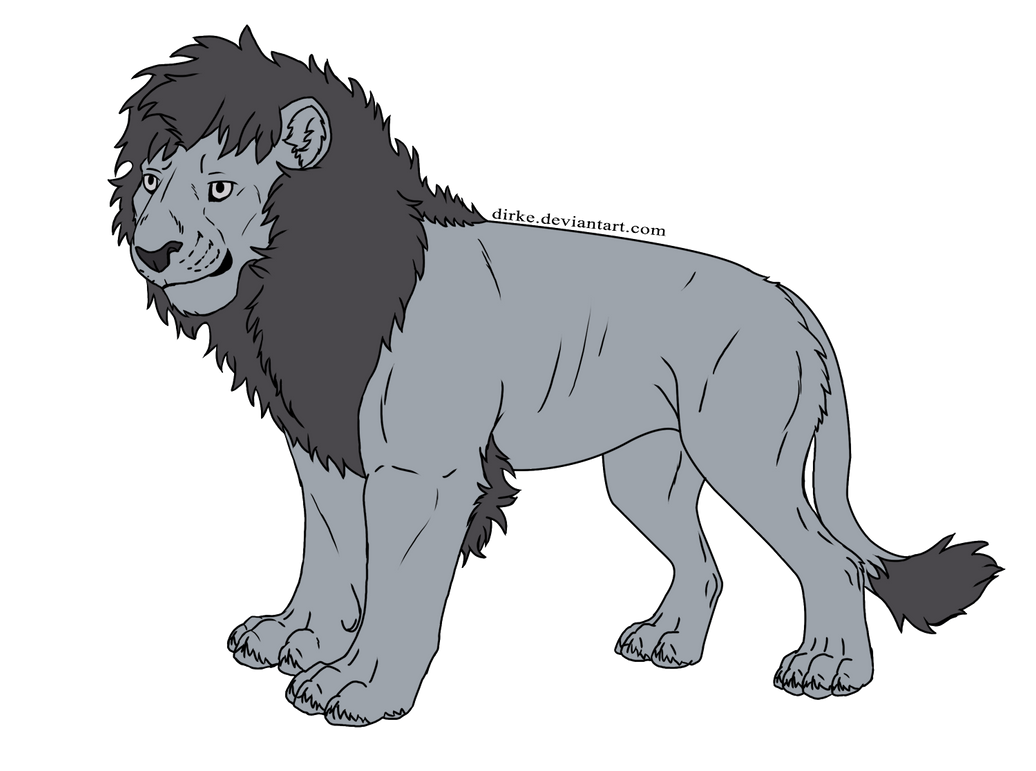Free lion lineart by Dirke on DeviantArt