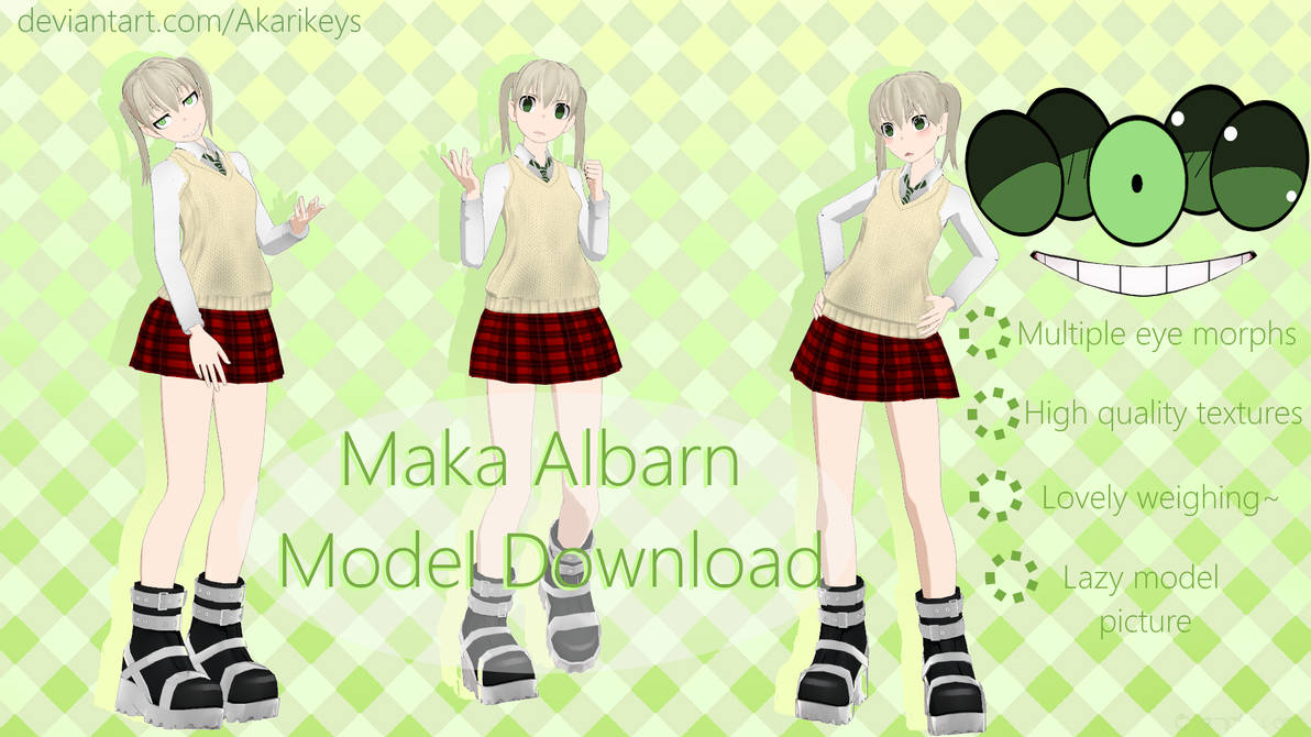 [MMD x SOUL EATER] TDA Maka Albarn+DL by AkariKeys on DeviantArt