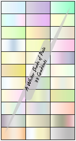 Whiter Shade of Pale Grads by cazcastalla on DeviantArt