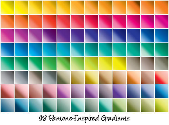 Pantone-Inspired Gradients by cazcastalla on DeviantArt