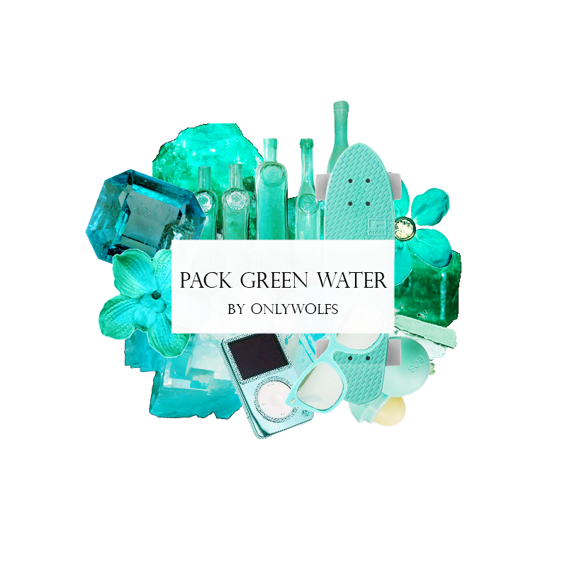 Pack Green Water / Pack Verde Agua [Pack #16] by OnlyWolfs on DeviantArt