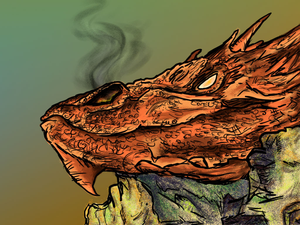 Smaug - The Hobbit by ChelseyKarew on DeviantArt