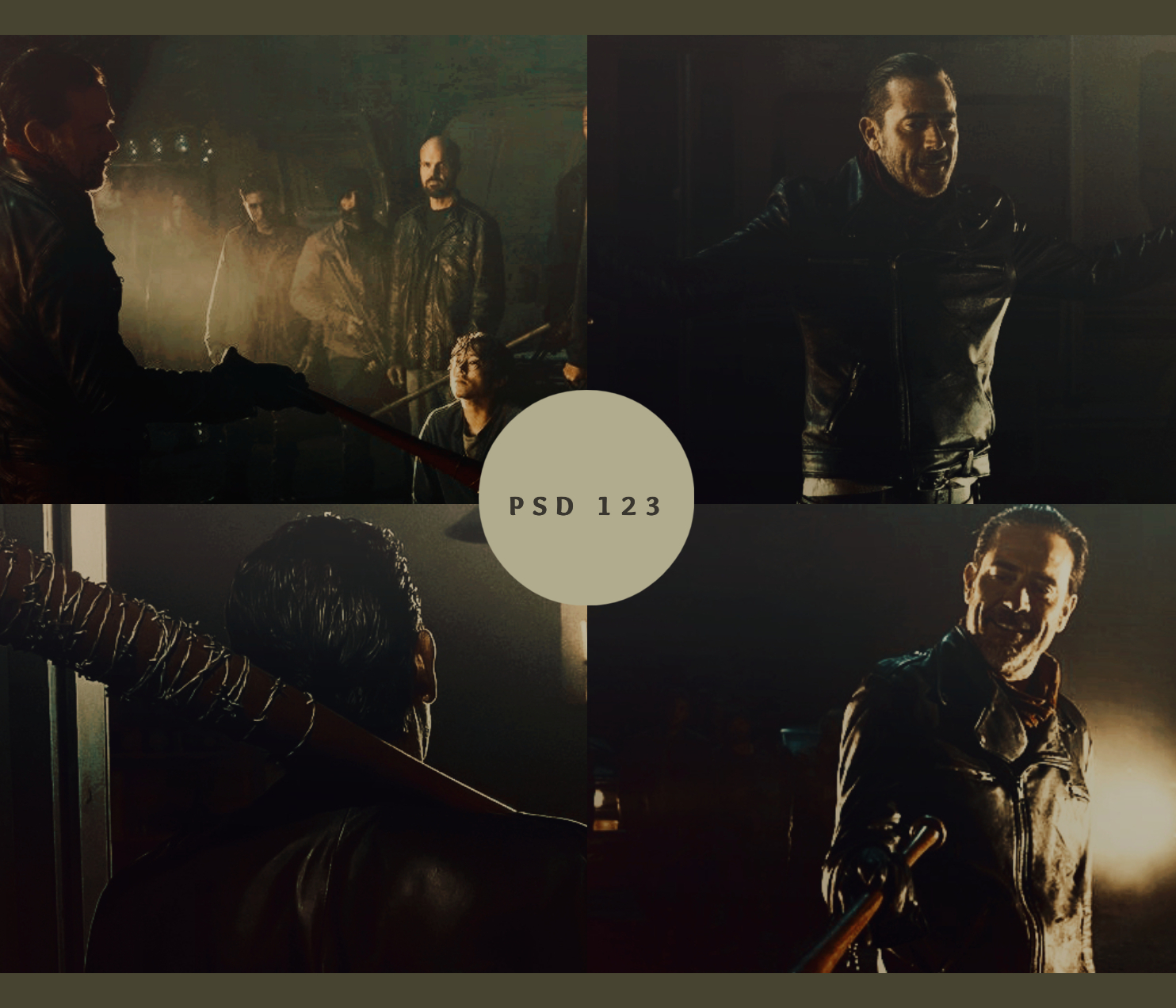 psd 123 : negan ( free psd coloring ) by chrisbriney on DeviantArt