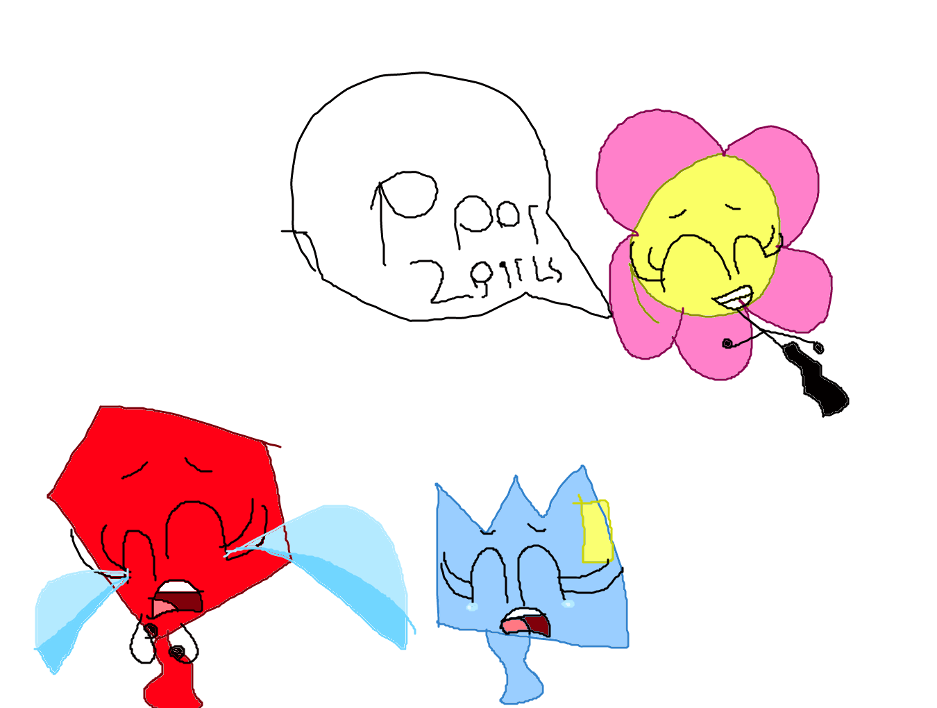 ruby and gaty crying by imogenlouders on DeviantArt