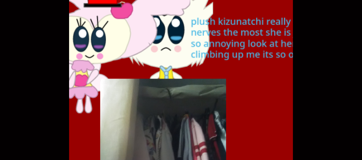 lovesoratchi is annoyed by plush kizunatchi by imogenlouders on DeviantArt