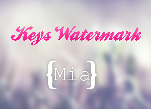 Keys Watermark PSD by MiaTutorials on DeviantArt
