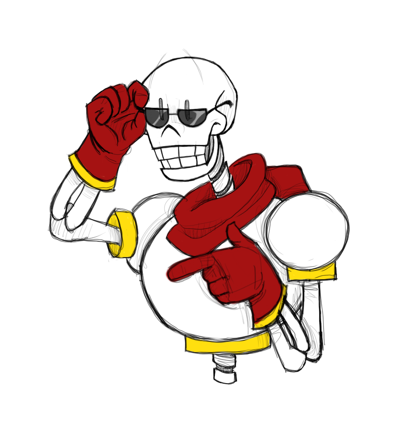 Papyrus W Glasses by 5watch on DeviantArt
