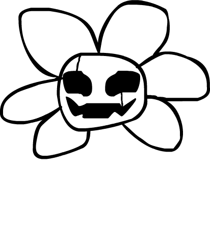 Flowey has to talk by LugiaDra on DeviantArt