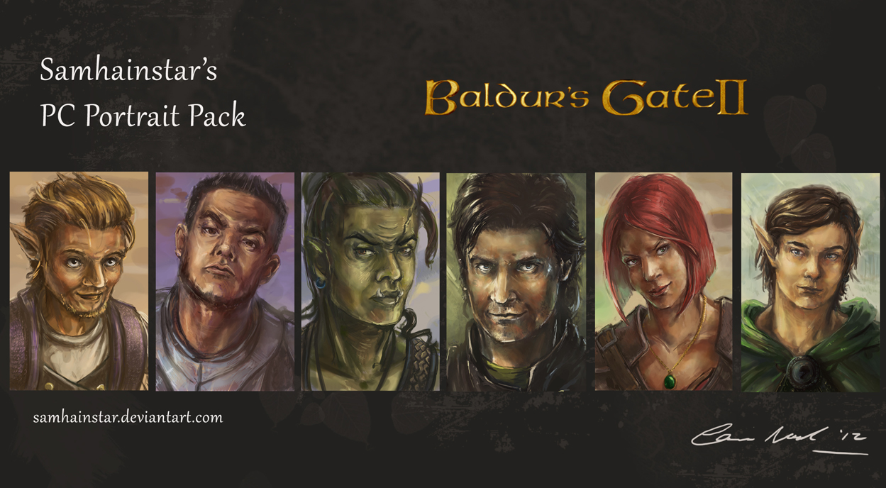 Sams BG Portrait Pack by SamhainStar on DeviantArt