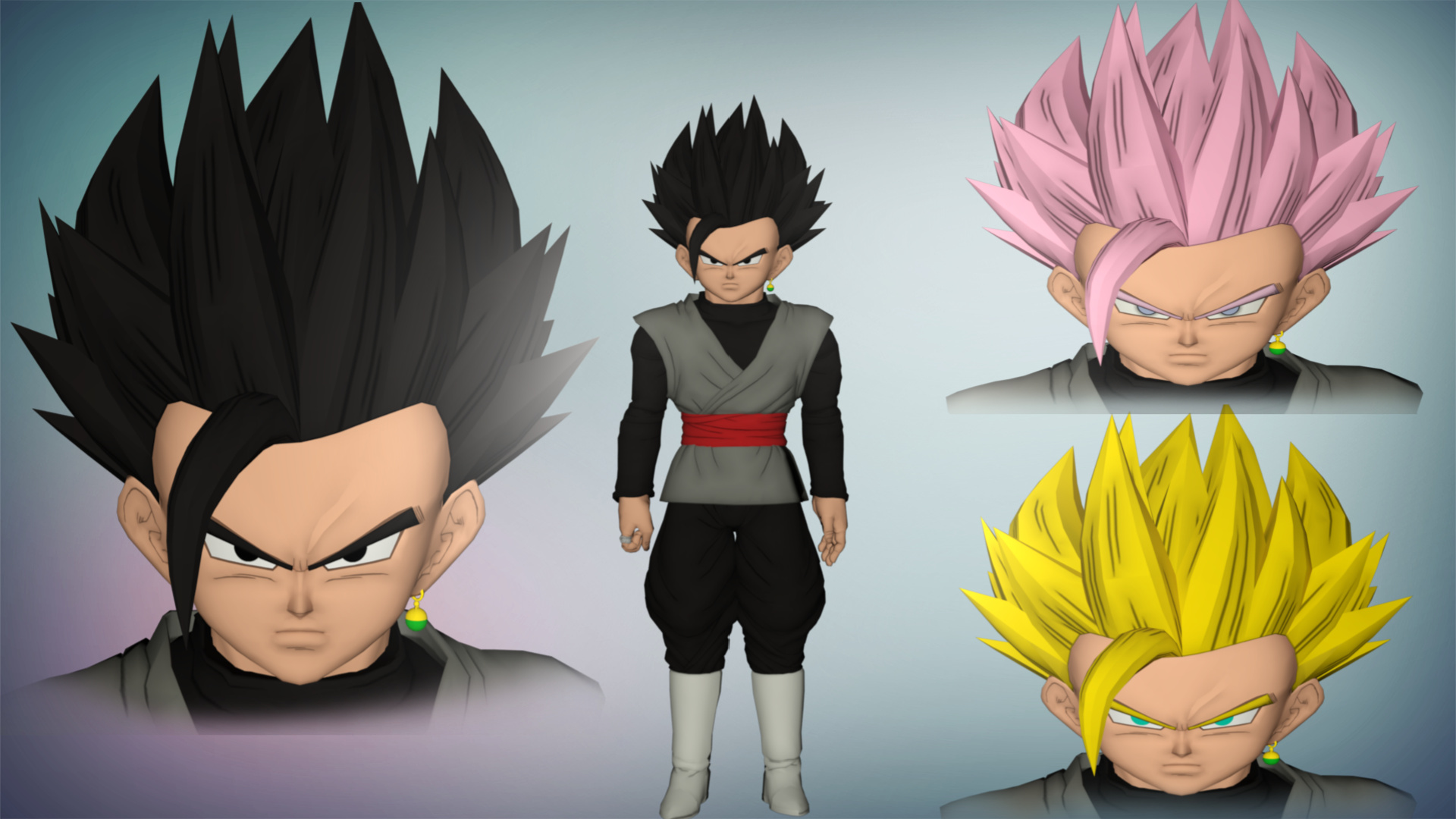 XPS/Xnalara DBXV2 Teen Gohan Black Pack by diegoforfun on DeviantArt