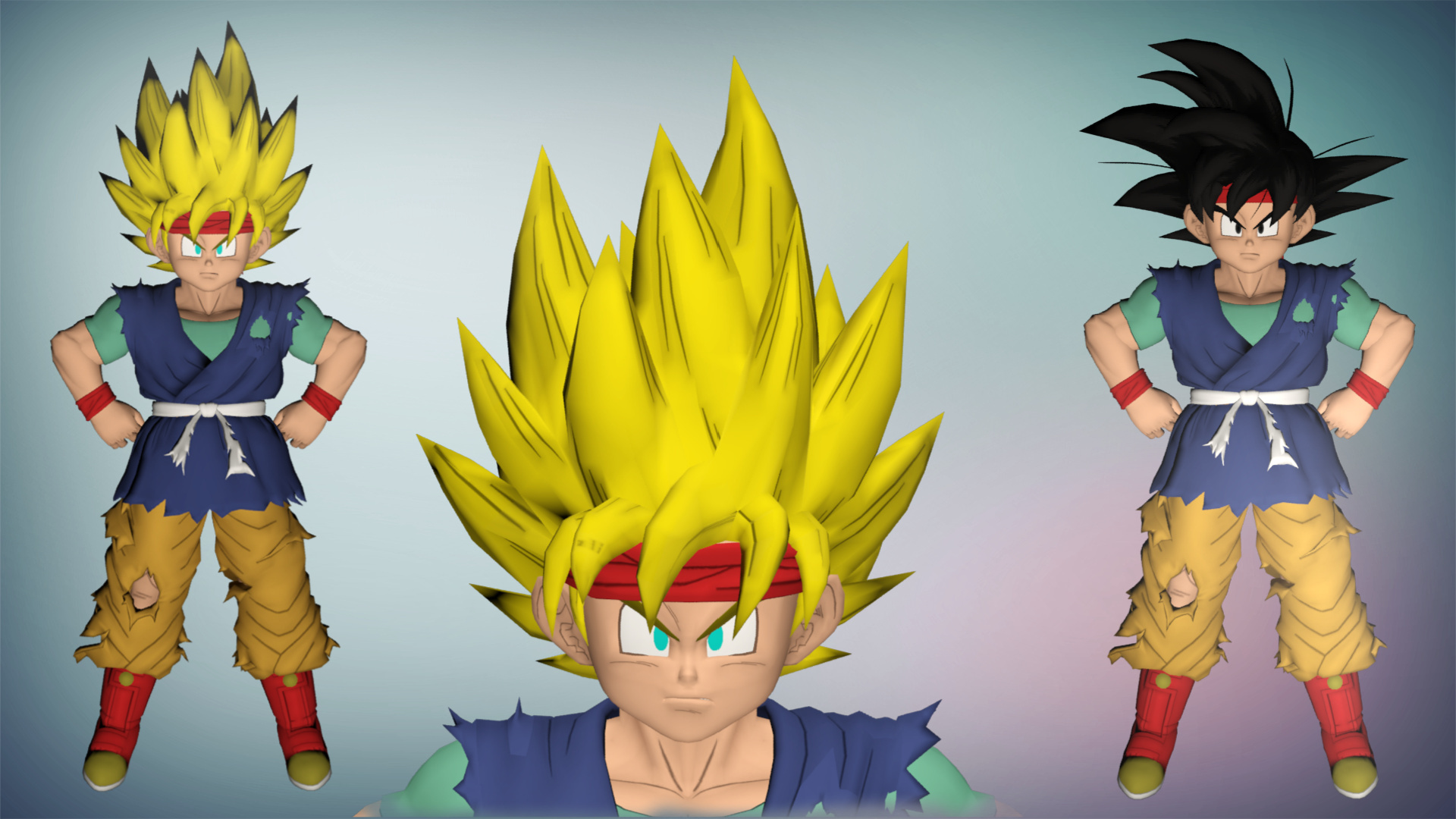 XPS/Xnalara DBXV2 Goku Jr by diegoforfun on DeviantArt
