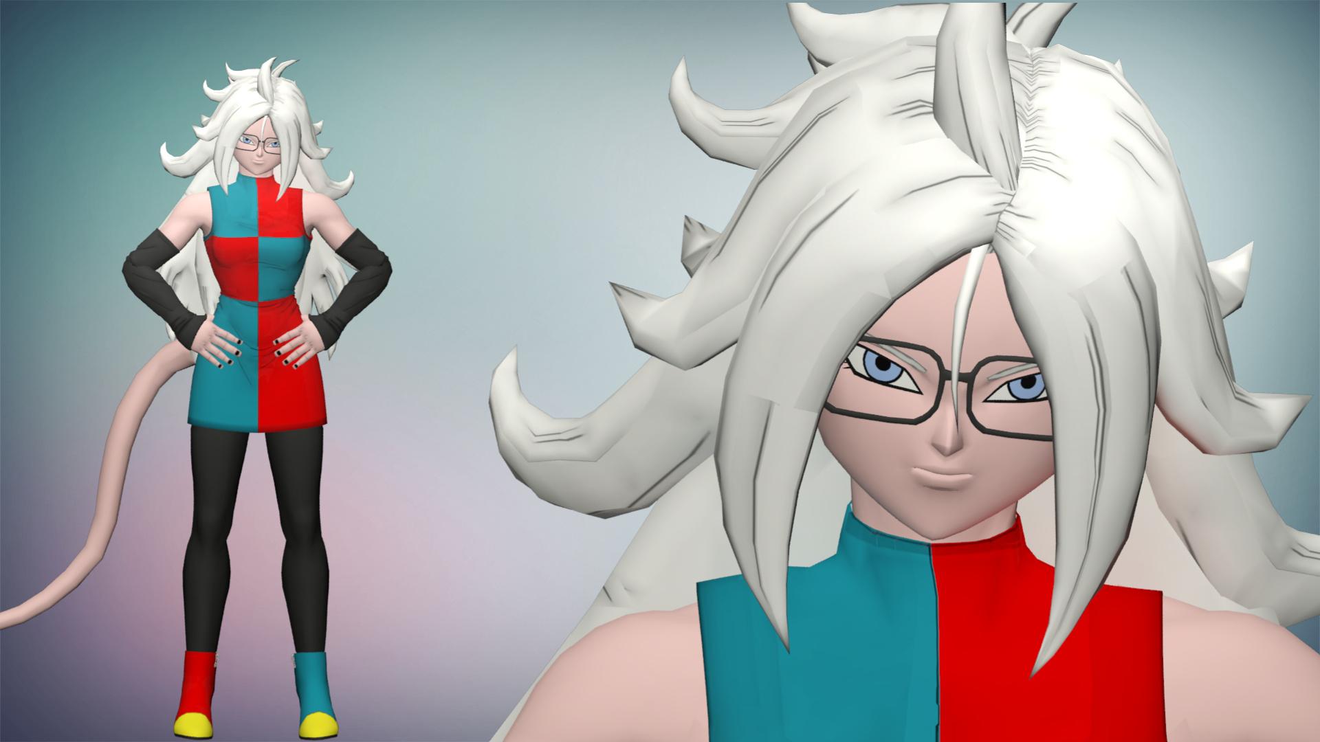 XPS/Xnalara DBXV2 Android 21 (Semi Majin Form) by diegoforfun on DeviantArt