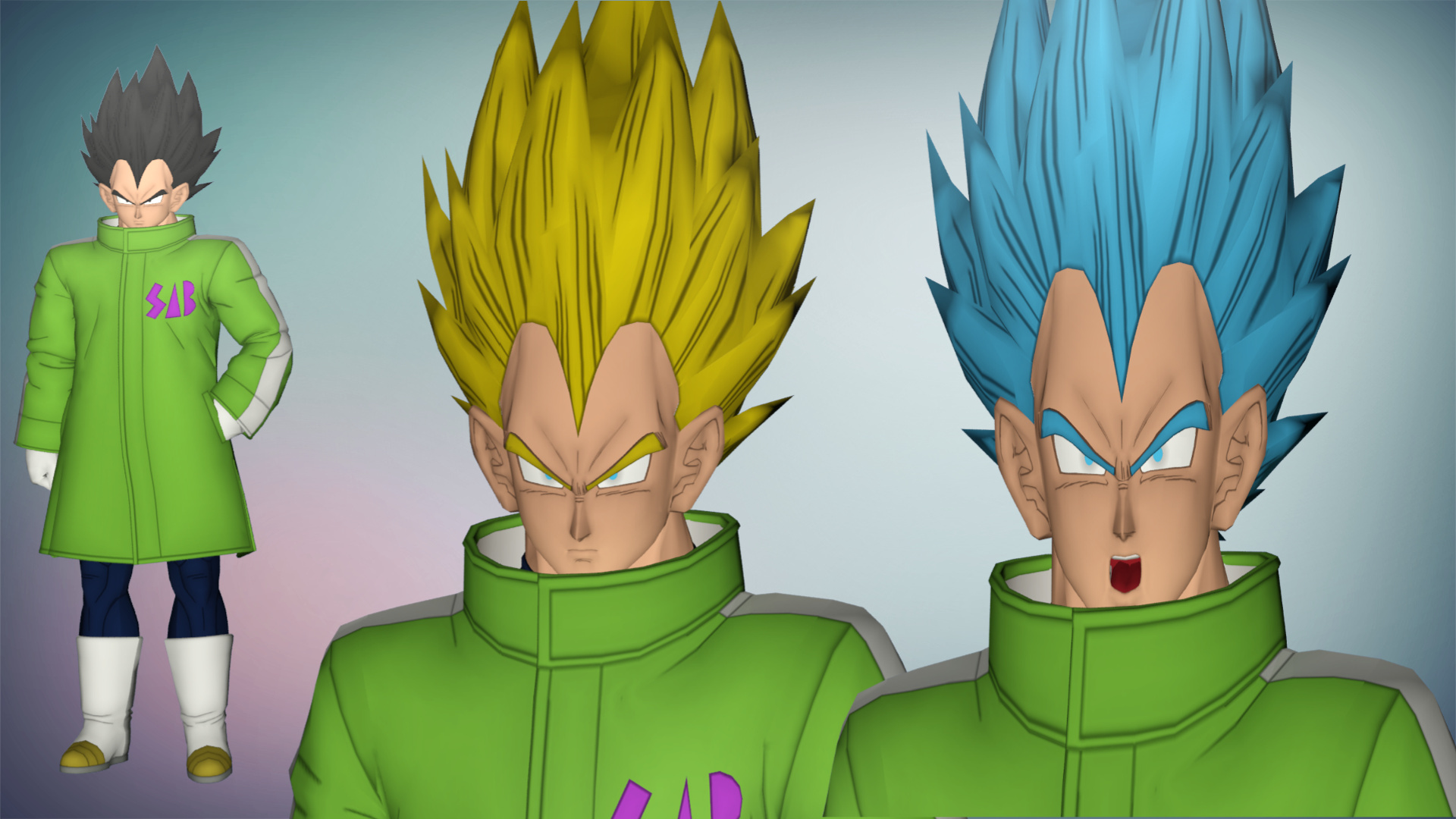 XPS/Xnalara DBXV2 Vegeta Coat(DBS Broly) by diegoforfun on DeviantArt