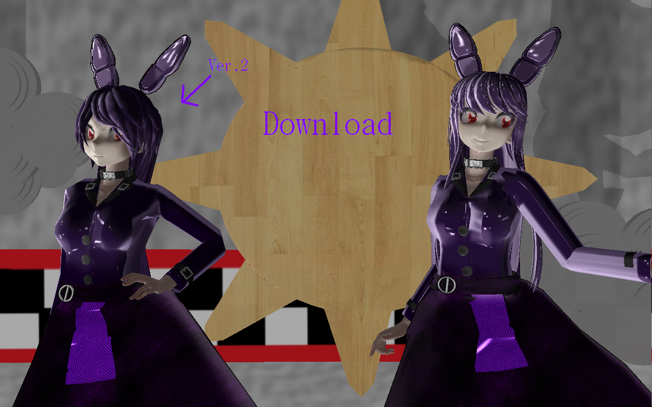 [MMD-FNAF] Female Bonnie DL ! (Update) by Darknessmagician on DeviantArt