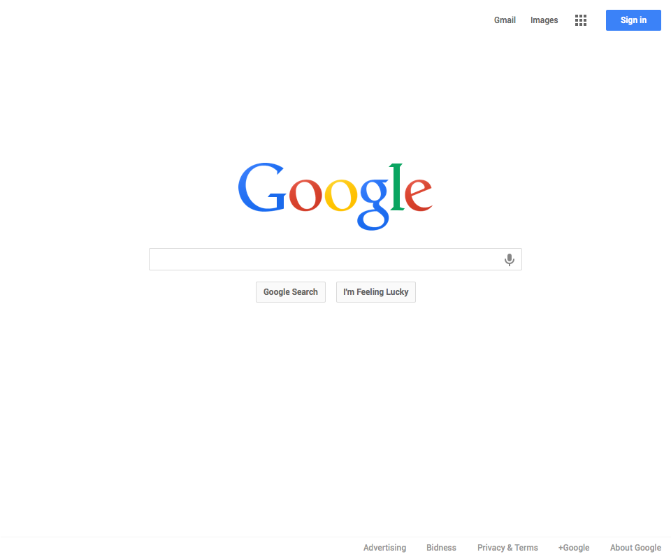 Google Homepage by r2ds on DeviantArt