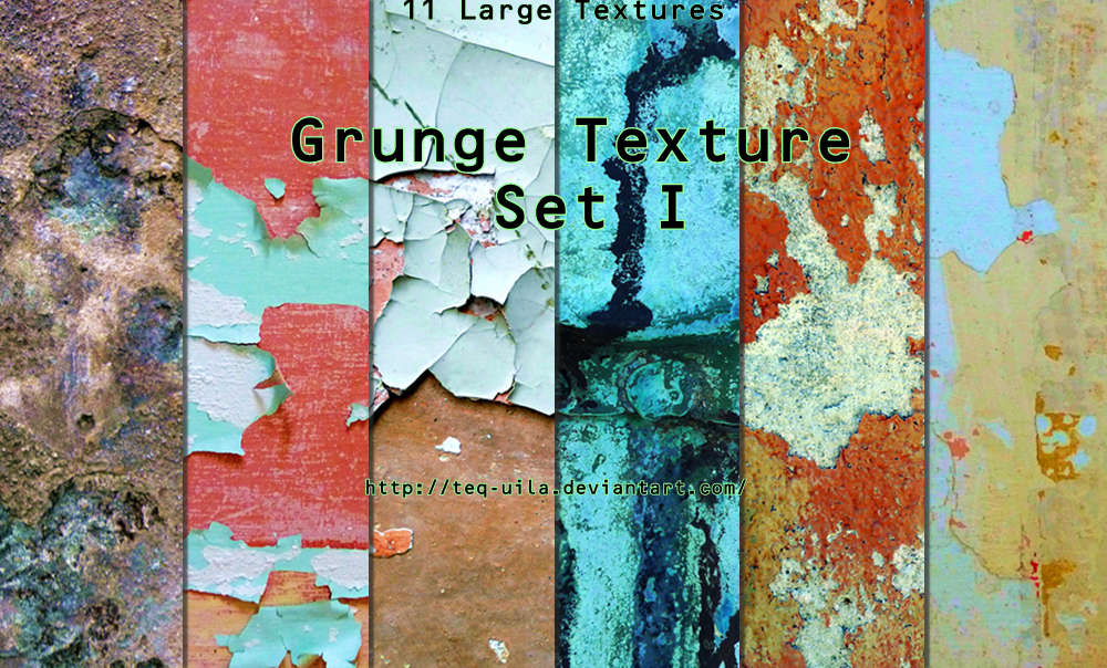 Grunge Texture Set I by Teq-Uila on DeviantArt