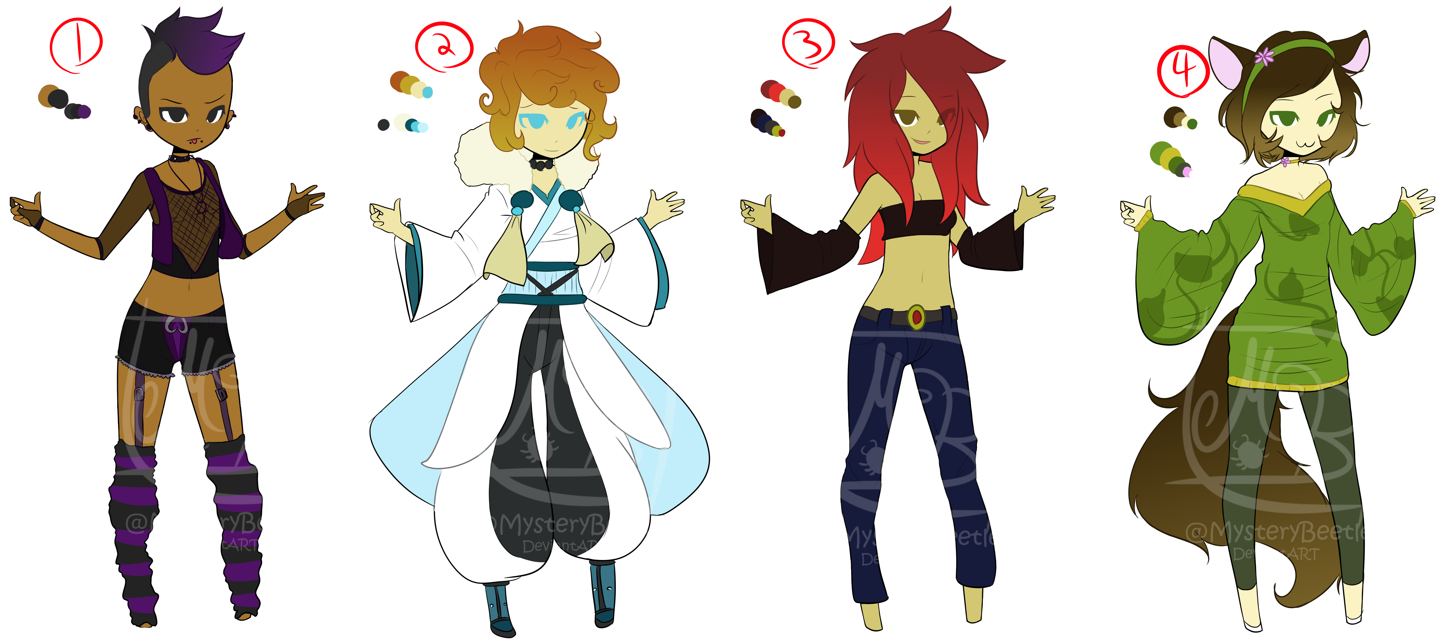 Human adopts (1/4 OPEN) SUPER CHEAP by MysteryBeetle on DeviantArt