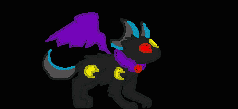 Alolan Umbreon (Night) by RiverRainStudio on DeviantArt