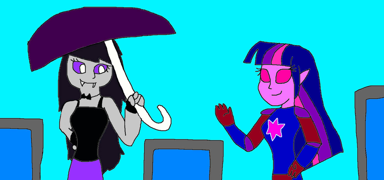Vampire Thea meets Astro Spark by alexeigribanov on DeviantArt