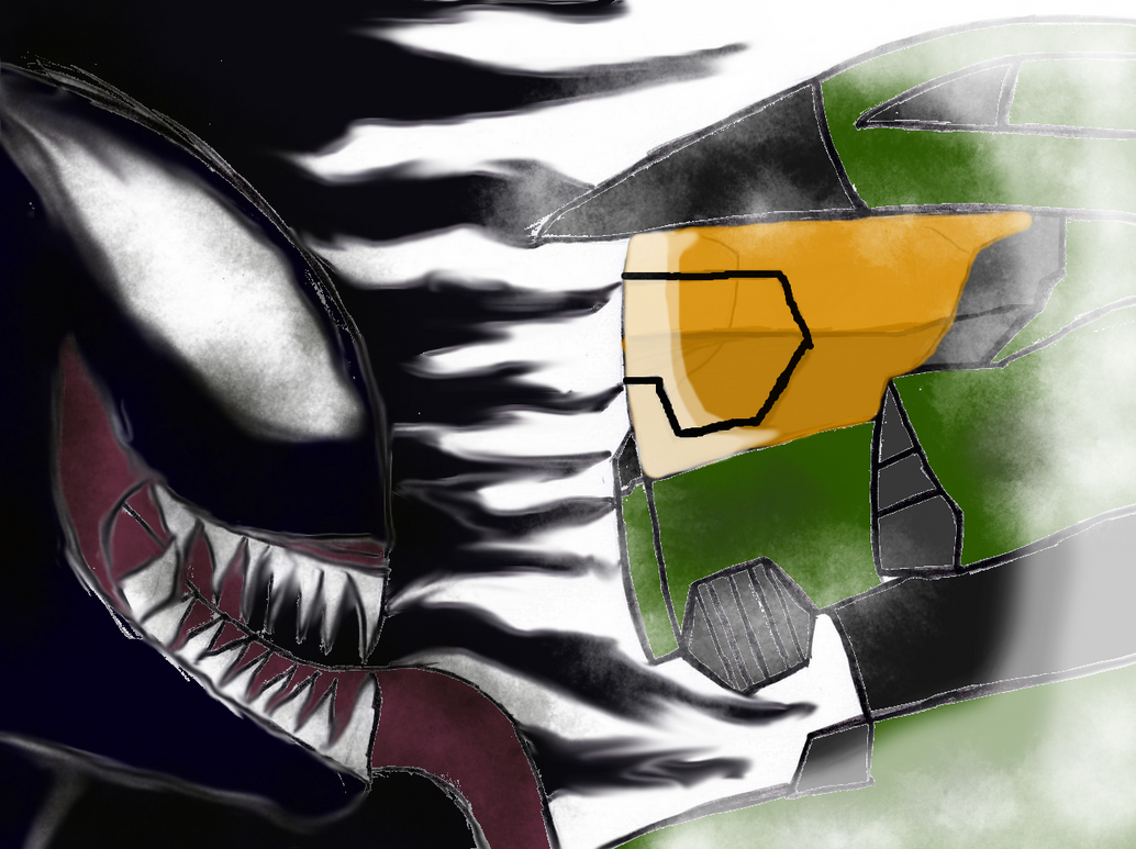 VENOM and SPARTAN. by USSSAMUEL on DeviantArt
