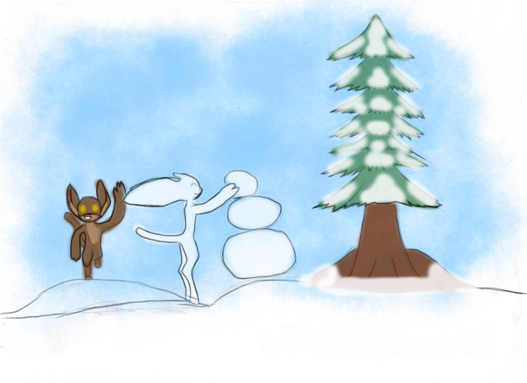 Snowman by USSSAMUEL on DeviantArt